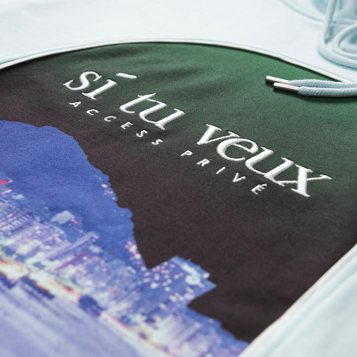 Si TU VEUX RIVIERA HOODIE DELICATE BLUE – Si Tu Veux Denim